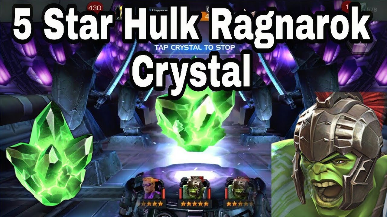 5 Star Hulk Ragnarok Crystal Opening | Marvel Contest of Champions ...