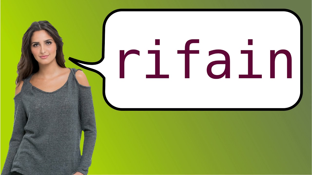 How to say 'Tarifit' in French? - YouTube