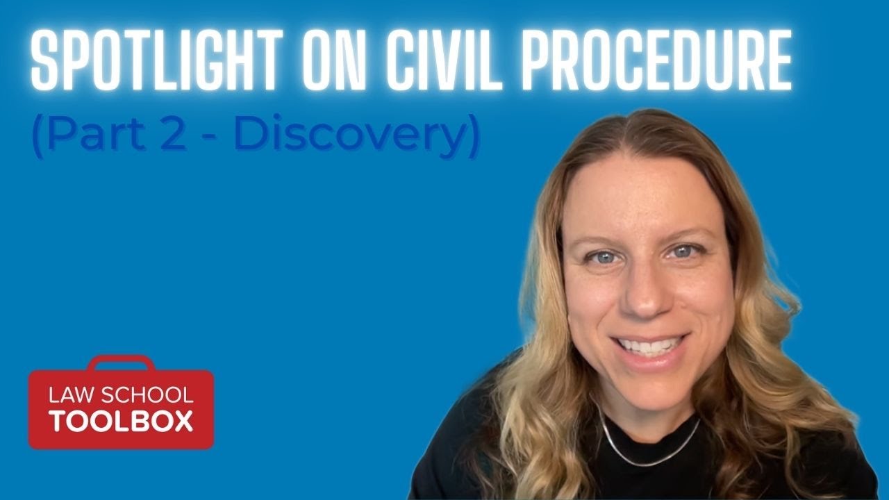 Spotlight on Civil Procedure (Part 2 - Discovery) - YouTube