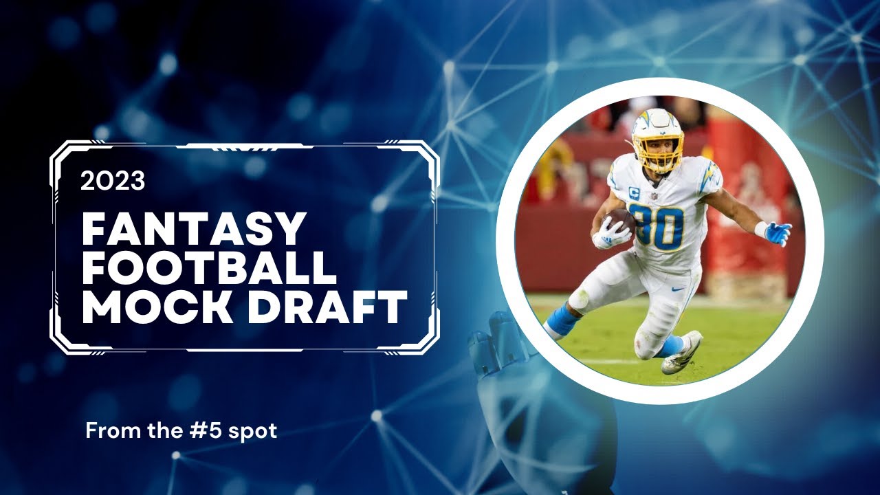 Fantasy Football Mock Draft - #5 Overall Pick - YouTube