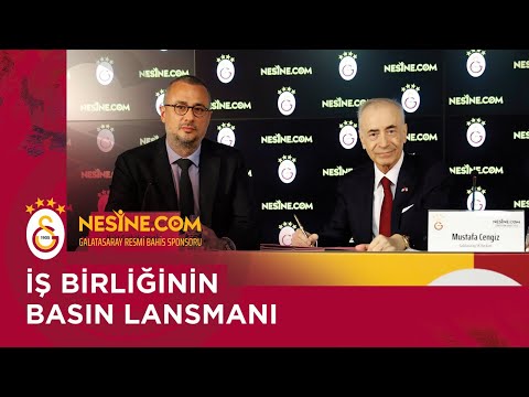 🔴 📺 Galatasaray & Nesine.com sponsorluk anlaşması imza töreni