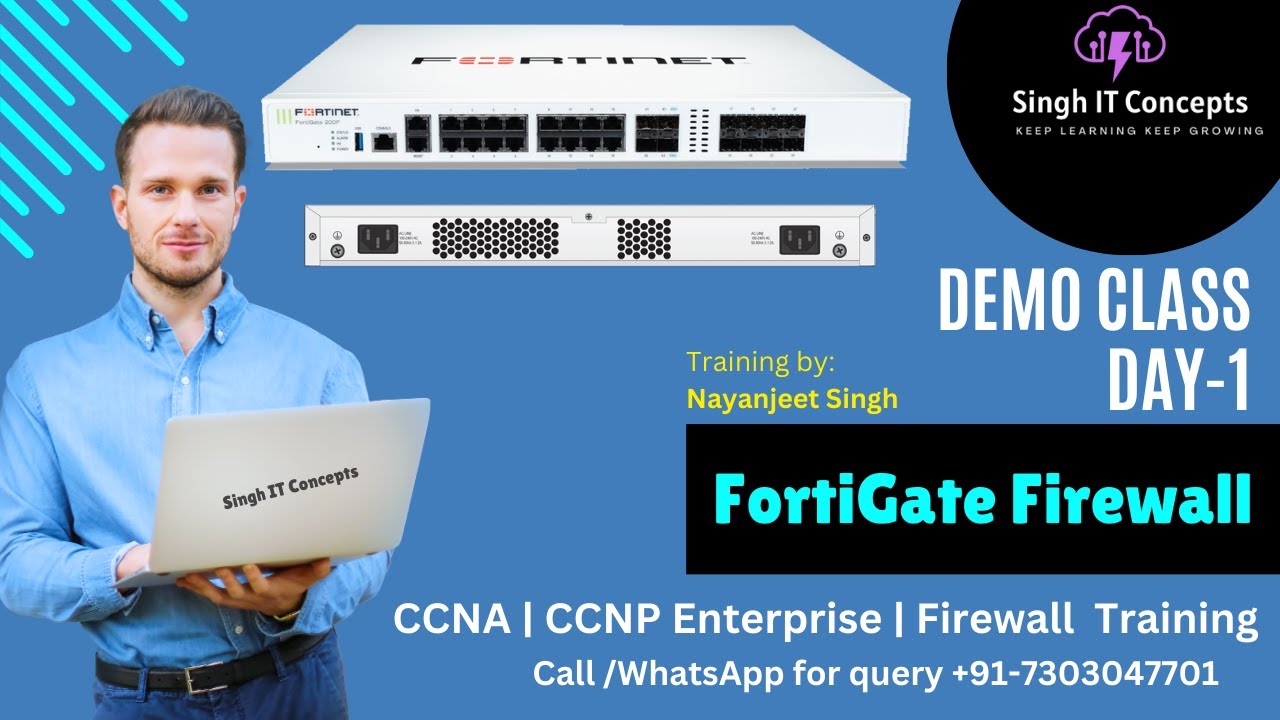 FortiGate Firewall Training | Firewall Introduction | Initial Setup ...