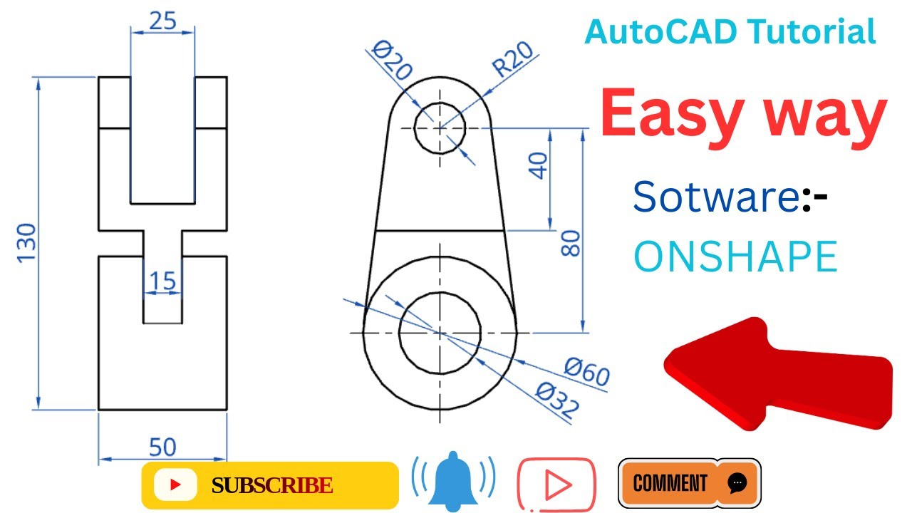 Onshape for Beginners (The "Zero to Hero" Series) - CAD Exercise - 22 ...