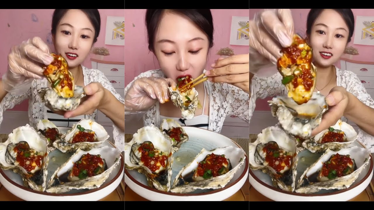 Eating delicious seashells 🦪🦐🦐🐙🐚spicy seashells 🐚🐚🐚 - YouTube