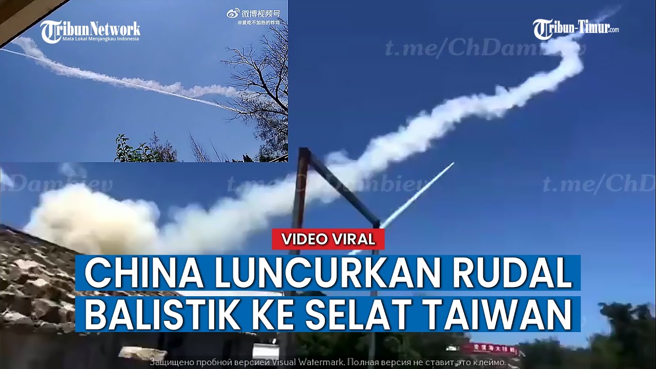 RESMI DIMULAI! Pasukan China Luncurkan Rudal Balistik PCL 191 ke Selat ...