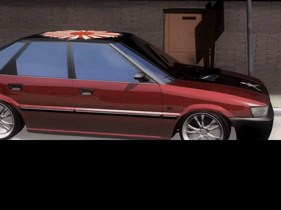 Toyota Corolla AE92 Liftback in 3ds max - YouTube