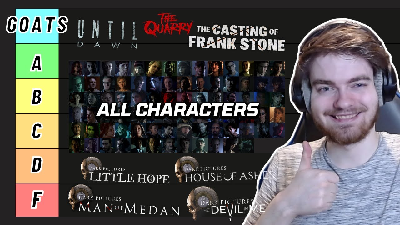 ALL Supermassive Games Characters RANKED from WORST to BEST ...