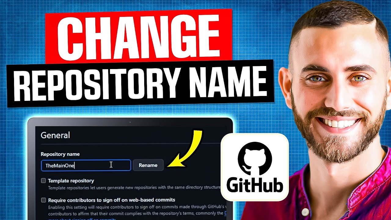 How To Change The Name Of Repository In GitHub - YouTube