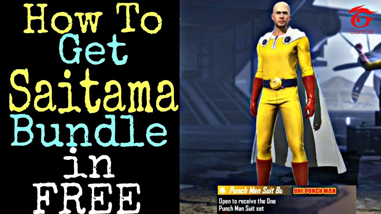 How to get saitama in free fire | how to get saitama bundle in free ...