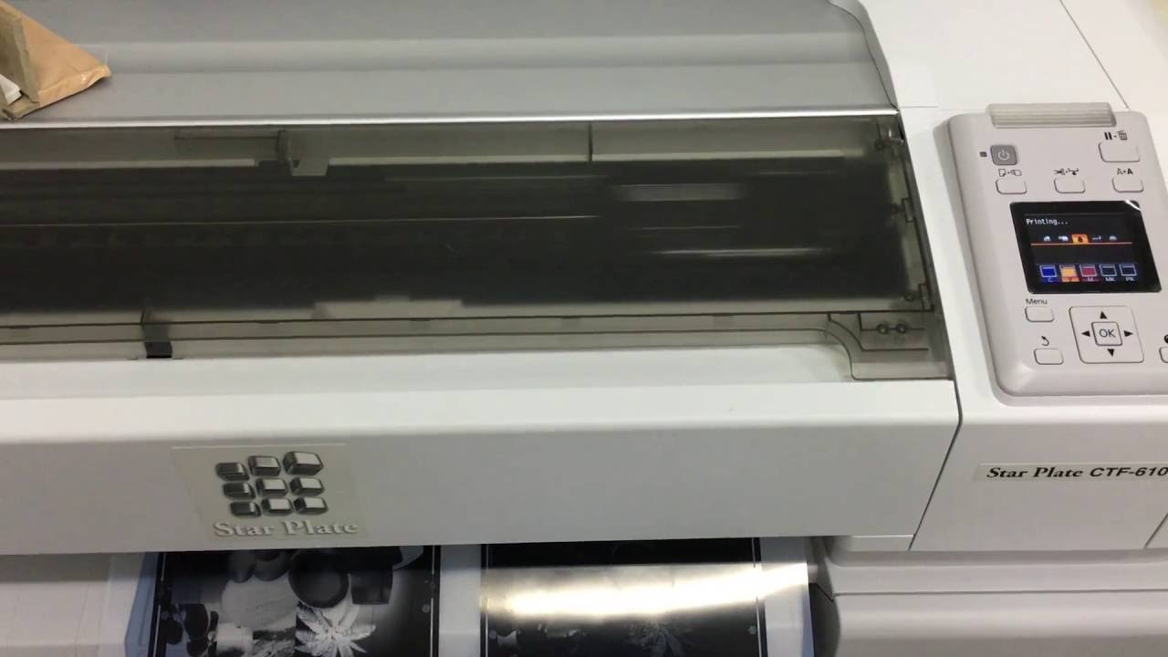 Starplate CTF 8/8 Printing completion - YouTube