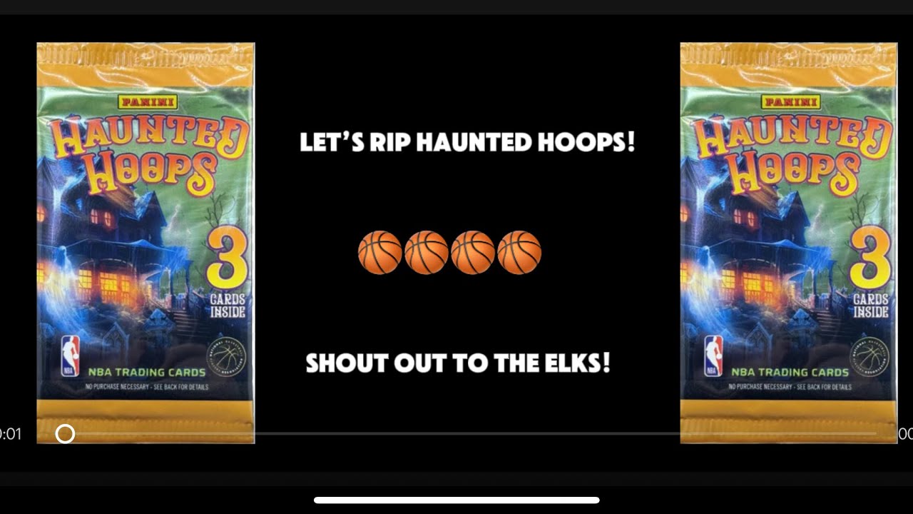 Opening more Haunted Hoops packs from the Elks! - YouTube