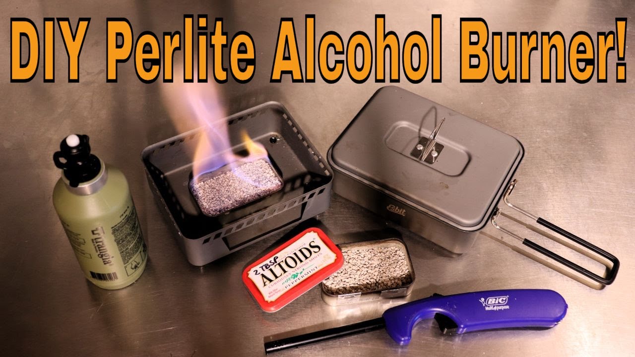 My DIY Perlite Alcohol Burner! Super Inexpensive, Easy To Assemble And ...