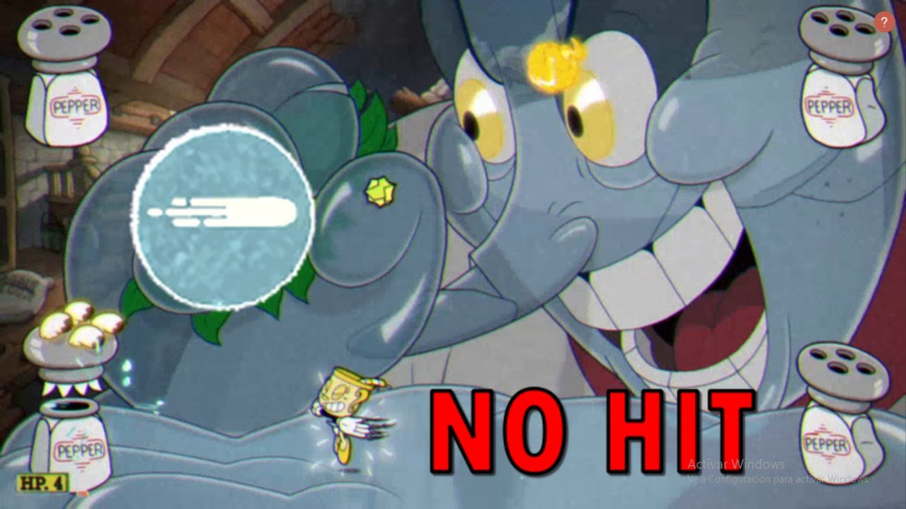 Cuphead - Chef Saltbaker Solo con Arma Inicial y SIN RECIBIR DAÑO - YouTube