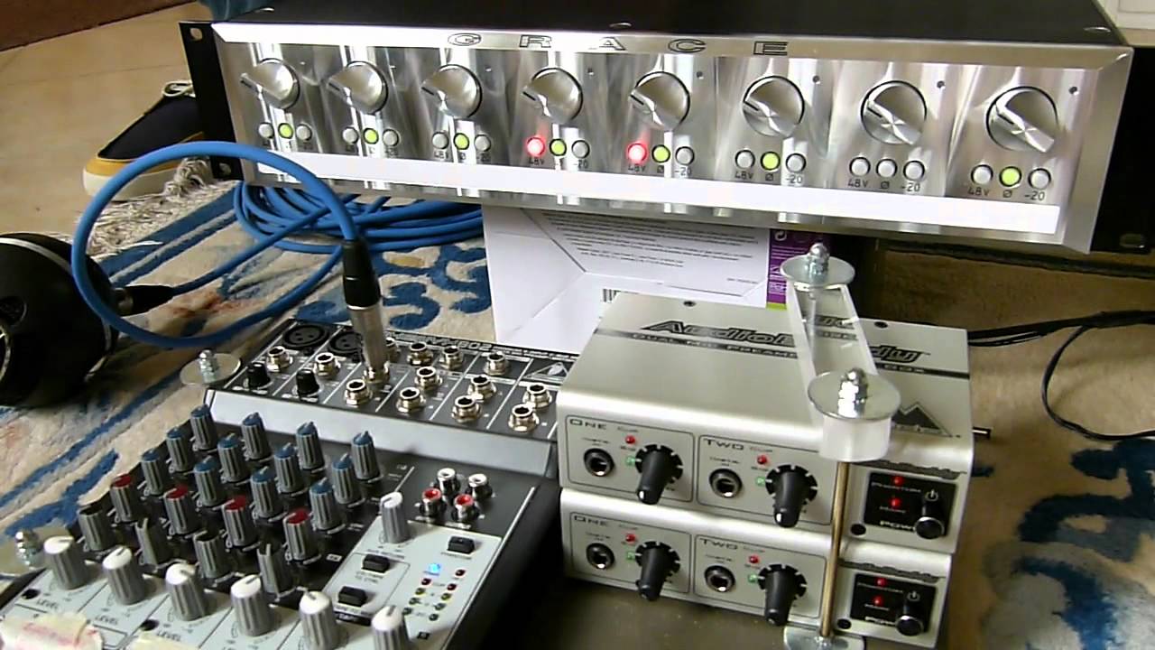 Grace Design 801 Mic Preamp - YouTube