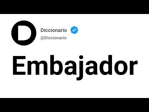 Embajador Significado En Español - YouTube