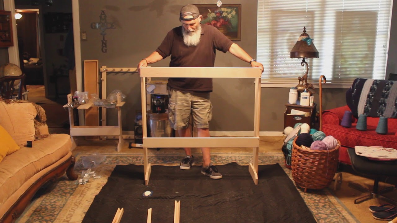 Harrisville Loom Assembly Model 36-8 (36" 8 Harness 10 treadle loom kit ...