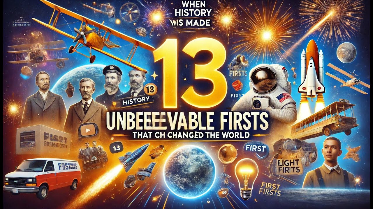 When History Was Made 13 Unbelievable Firsts That Changed the World ...