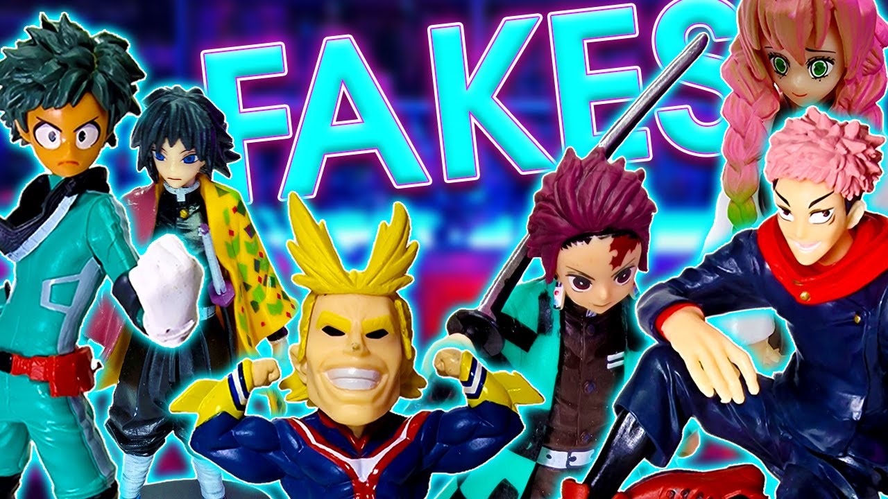 Exploring My FAKE Anime Figure Collection - YouTube