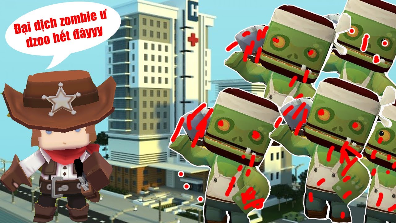 MINI GAME : CUỘC CHIẾN CHỐNG ĐẠI DỊCH ZOMBIE TRONG MINI WORLD ** T ...