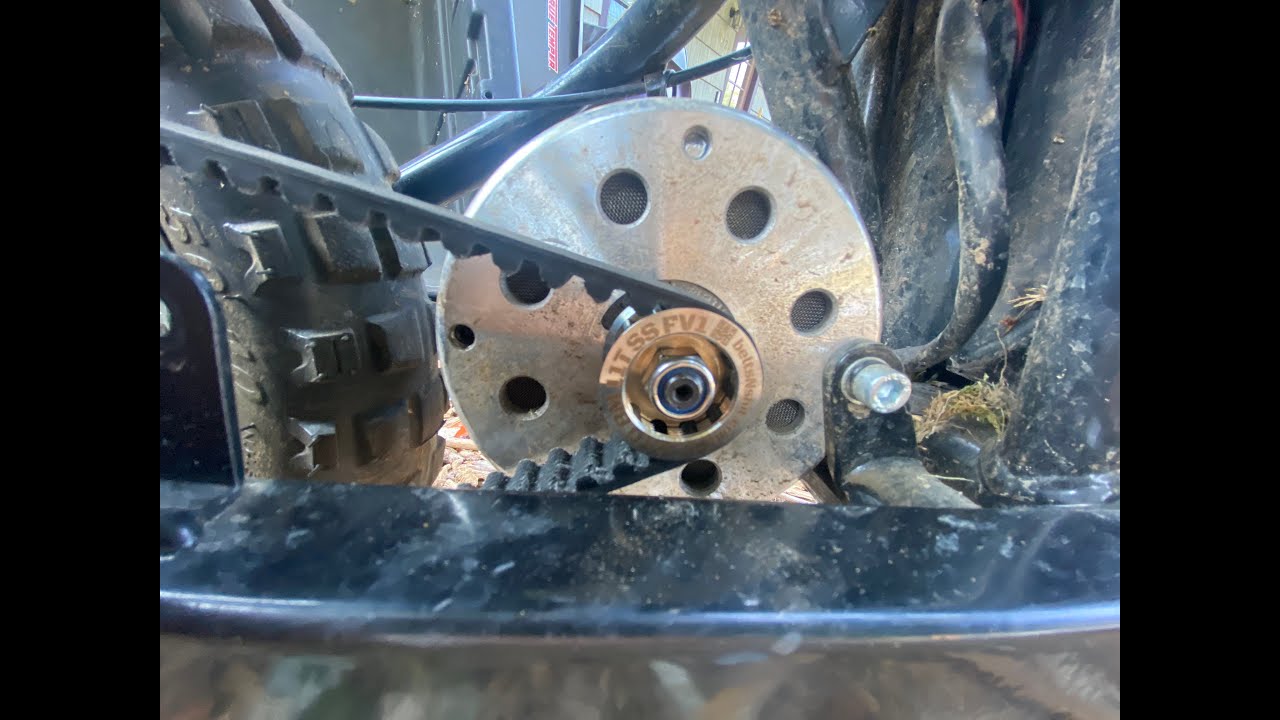 belt kit installation for razor mx500 and mx650 - YouTube