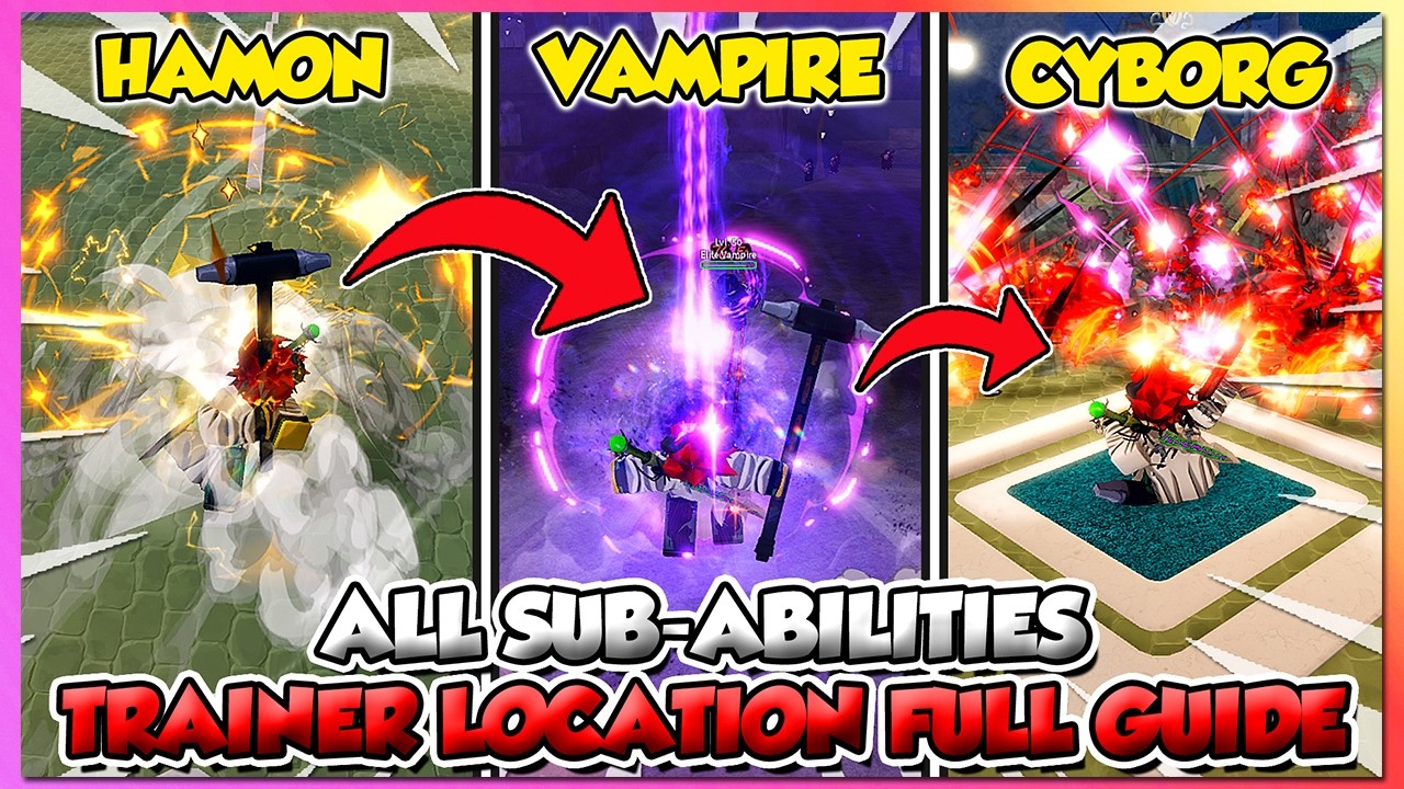 Bizarre Lineage How To Get (Hamon,Vampire,Cyborg) Sub Abilities Fast ...