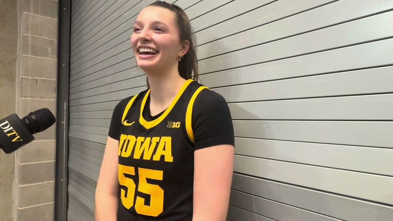Iowa women's basketball guard discusses breakout vs. Wisconsin