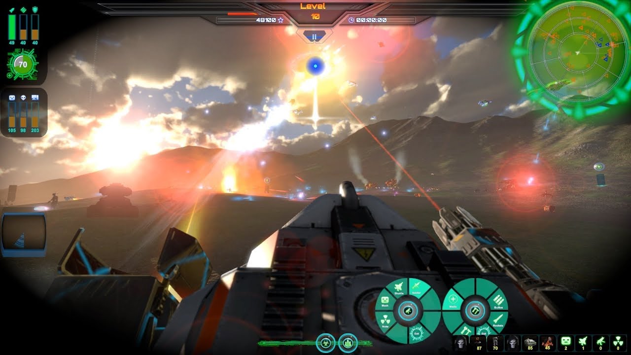 Armageddon - Future Combat Arena: Island12, defend mining zones - YouTube