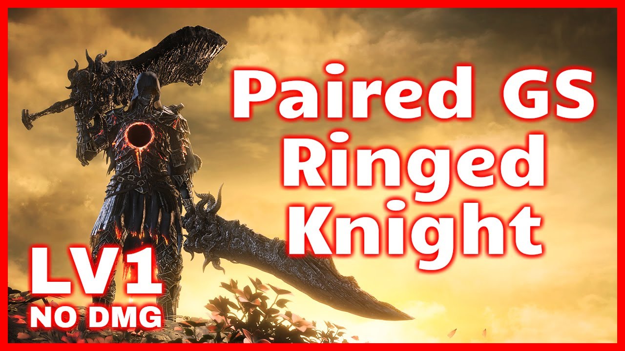 Dark Souls 3 - Ringed Knight Paired Greatswords [LV1, No Damage] - YouTube