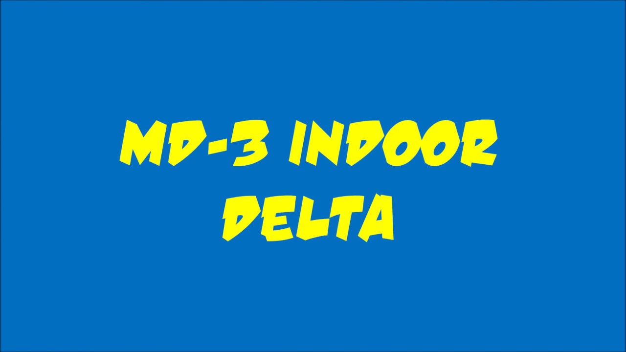 MD-3 Indoor Delta Wing Flyer - YouTube