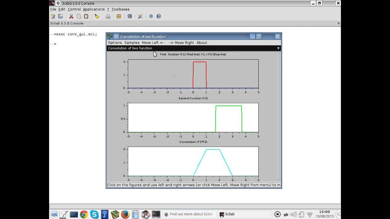 Scilab convolution GUI - YouTube