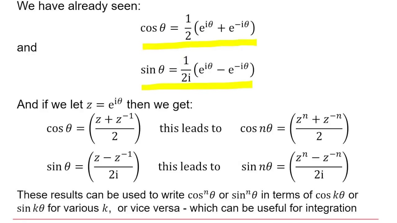 AQA Core Pure: Complex numbers 6-4 - YouTube