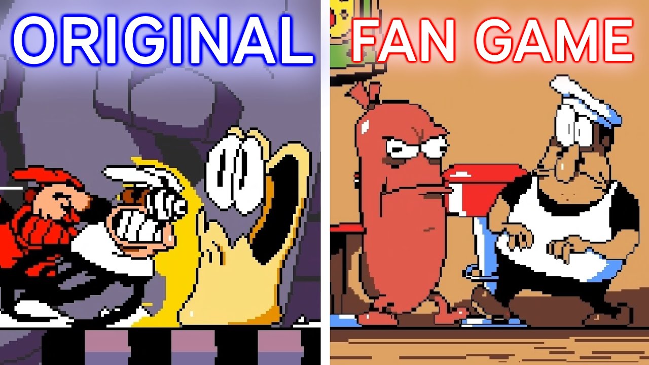 This Pizza Massacre version IS SPOOKY! [Pizza Tower Fan Games Gameplay ...