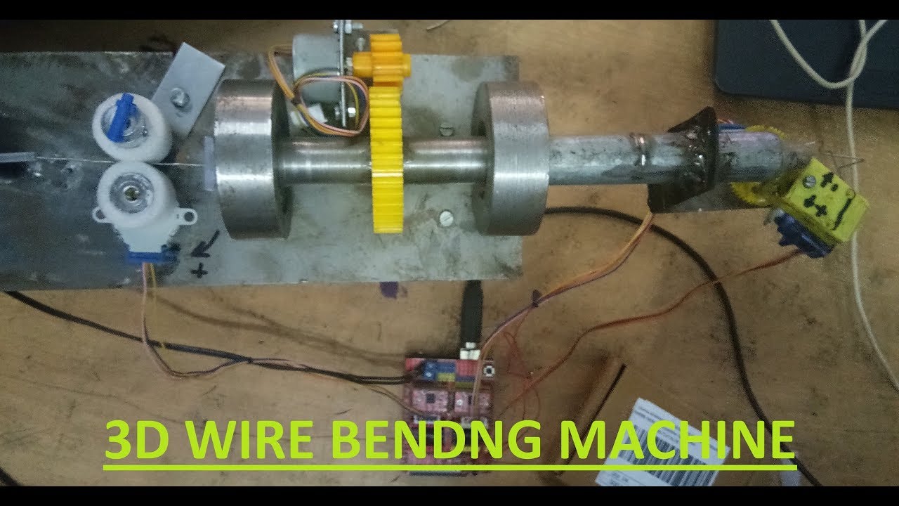 OVERVIEW OF MY 3D WIRE BENDER [See Description for component] - YouTube