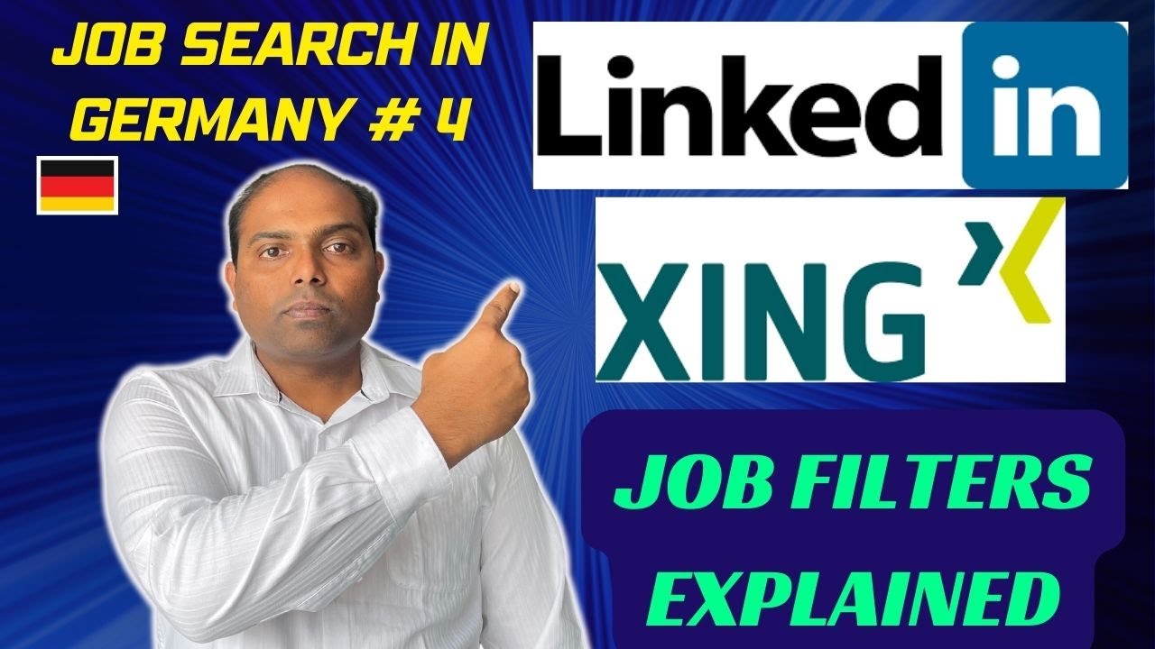 LinkedIn and XING job search - How to use job filter to find jobs ...