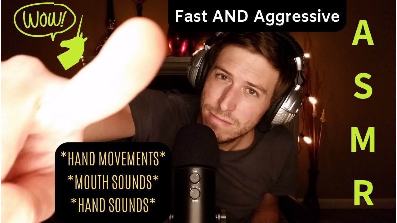 Asmr Fast And Aggressive Hand Movements Mouth Sounds Hand