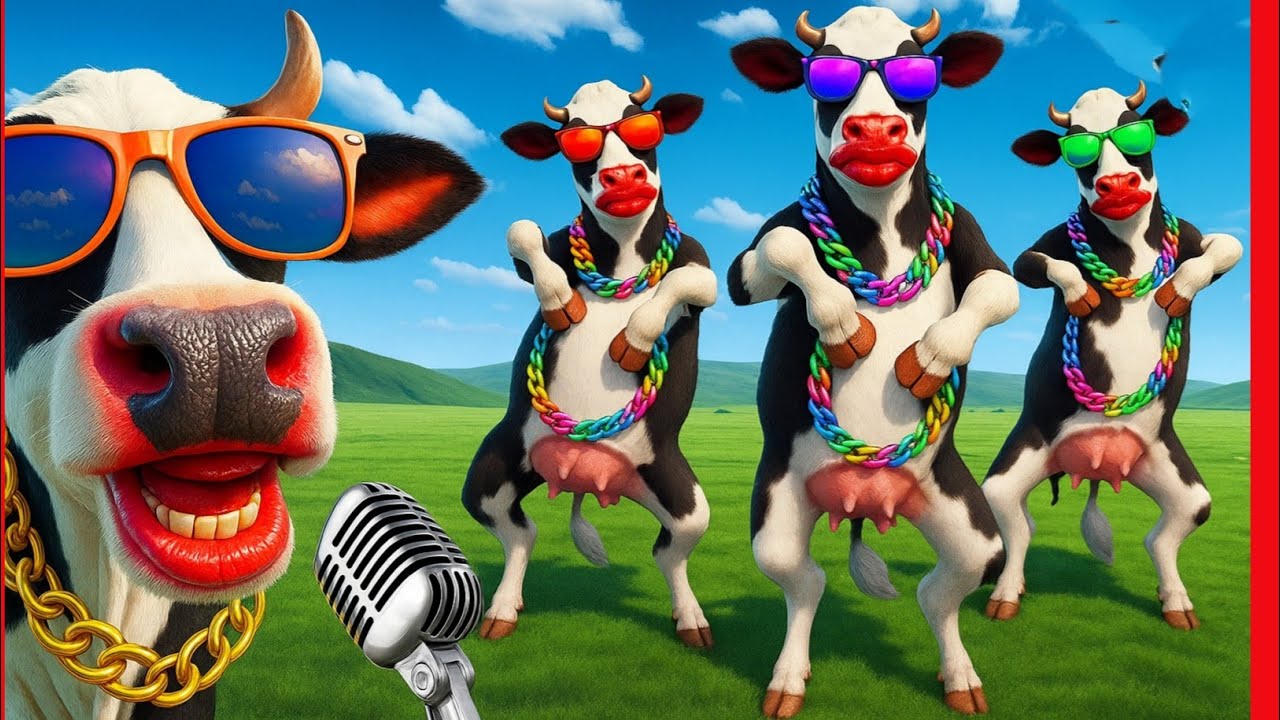 FUNNY COW DANCE 50│Cow Song & Cow Videos 2025 | Cow dance mix | funny ...