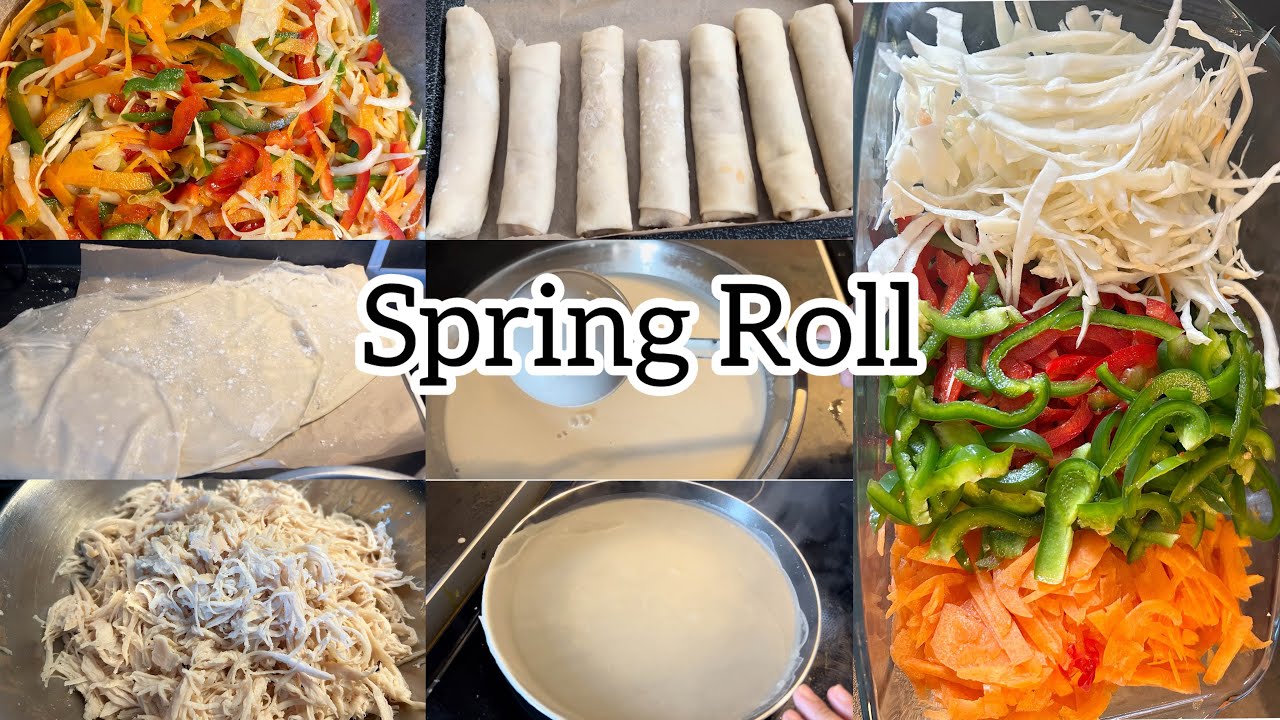 How to Make Spring Rolls & Spring Roll Wrappers (Pati) at Home | Easy ...