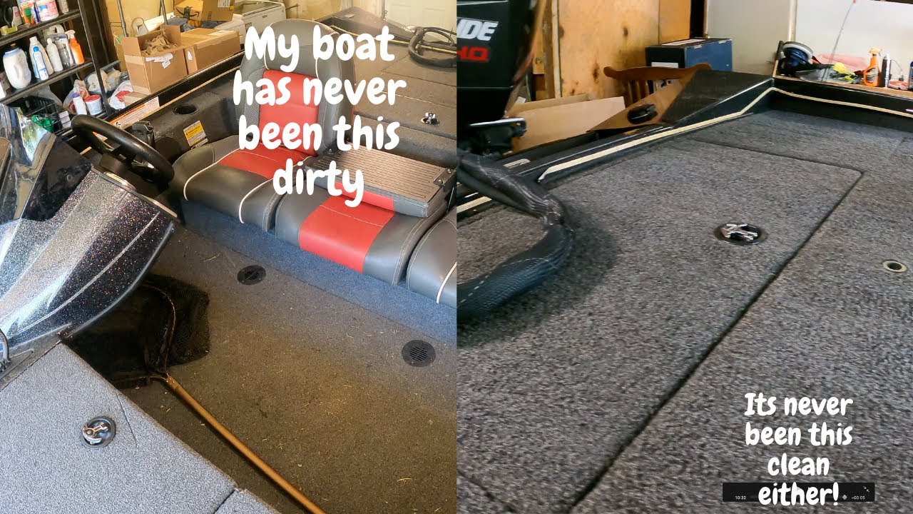 Detailing My Insanely Dirty Bass Boat - YouTube