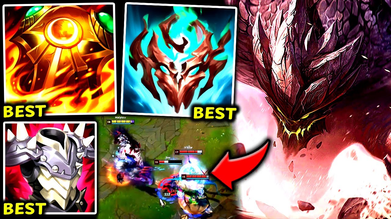 MALPHITE TOP IS NOW S+ TIER AND PERFECT TO 1V9! (UNSTOPPABLE) - S14 ...