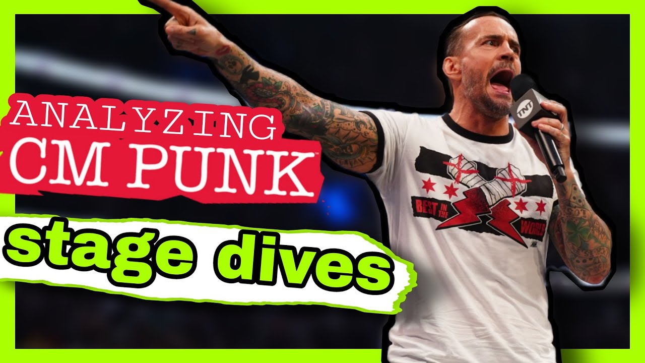 every CM Punk stage dive EXPLAINED - YouTube