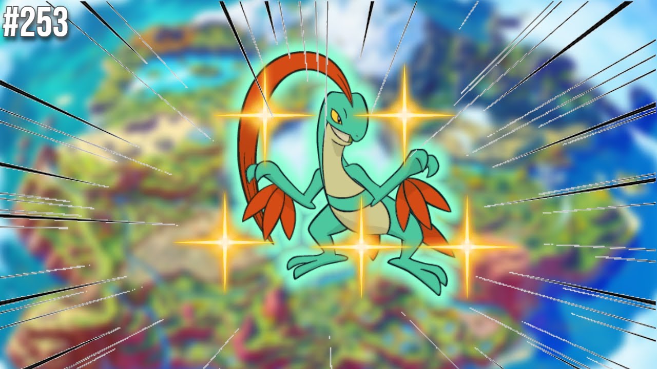 SHiny Grovyle In Pokemon Scarlet and Violet - YouTube