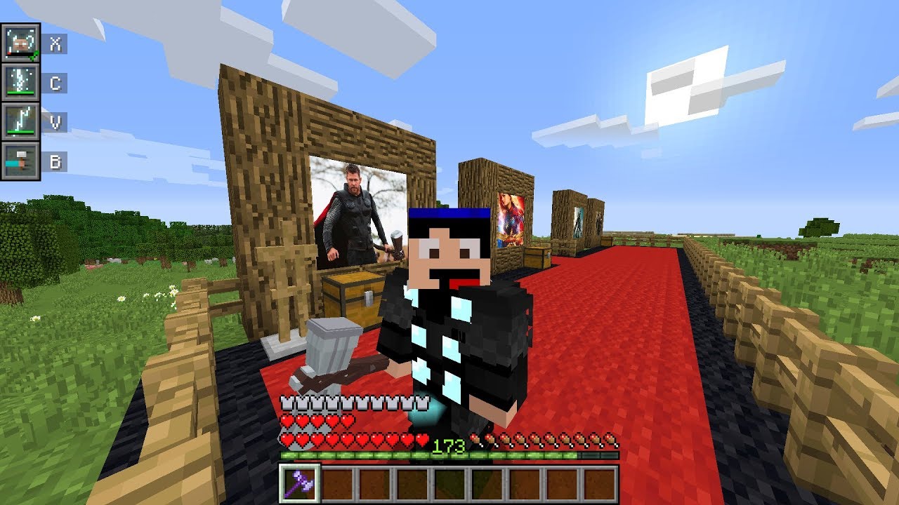 Minecraft: ARMADURA THOR VINGADORES GUERRA INFINITA *stormbreaker ...