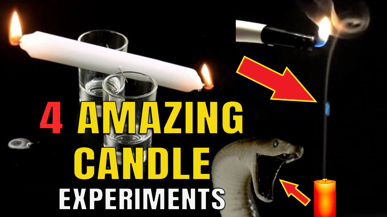 4 Amazing Candle Magic Experiments |Diy Science Experiment ...