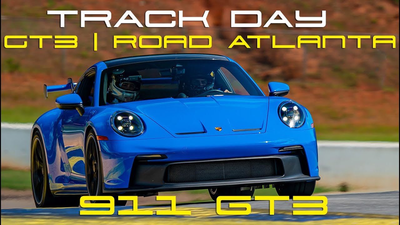Porsche 911 GT3 on Road Atlanta - Head Cam and Dash Cam - GoPro Hero 11 ...