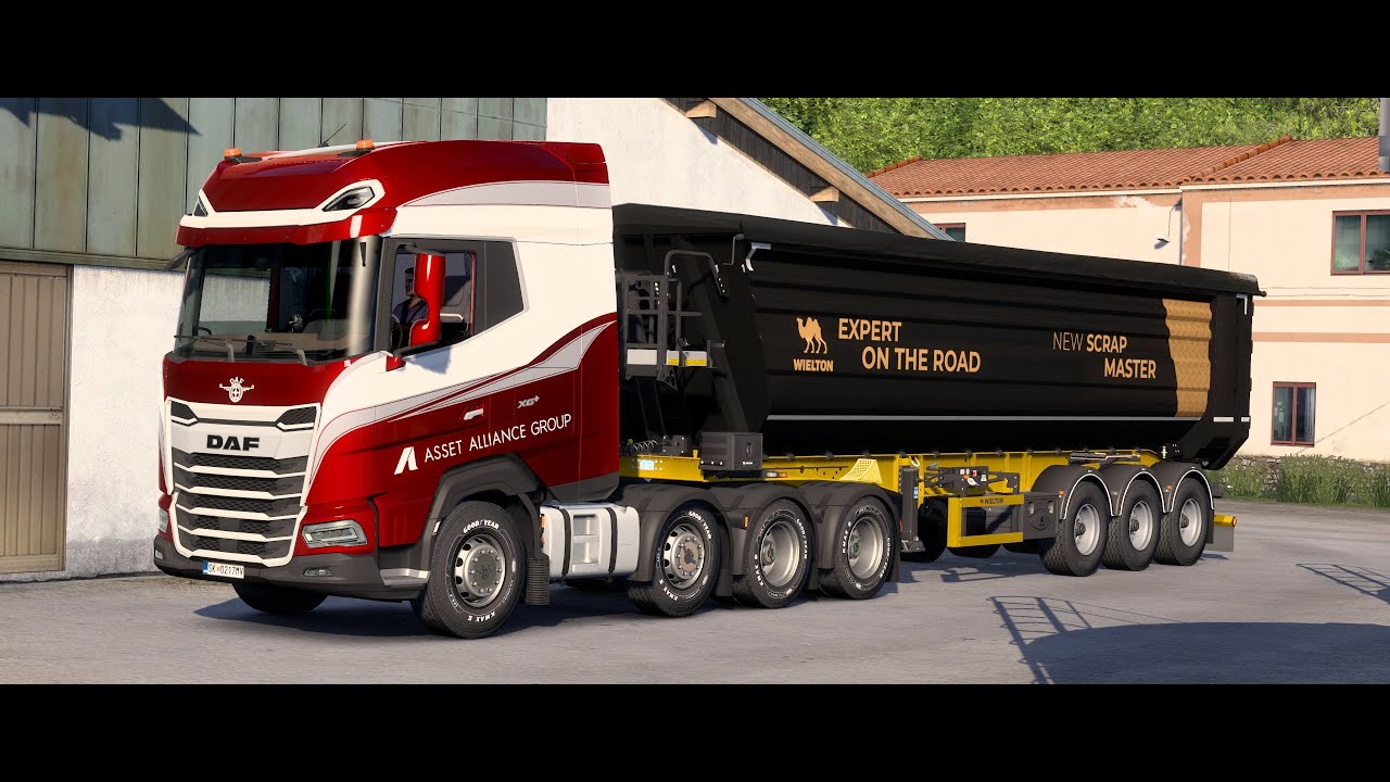 NEW DAF NGD (2025) and Wielton Scrap Master trailer | Euro Truck ...