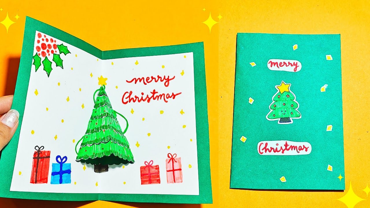 Make a Magical Pop-Up Christmas Card - YouTube