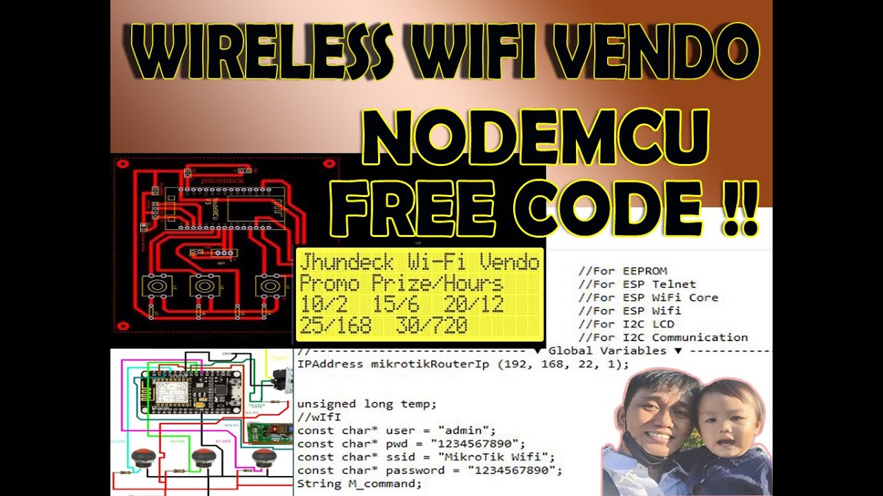 mikrotik VENDO / nodemcu wireless vendo WITH SOURCE CODE... FULL ...