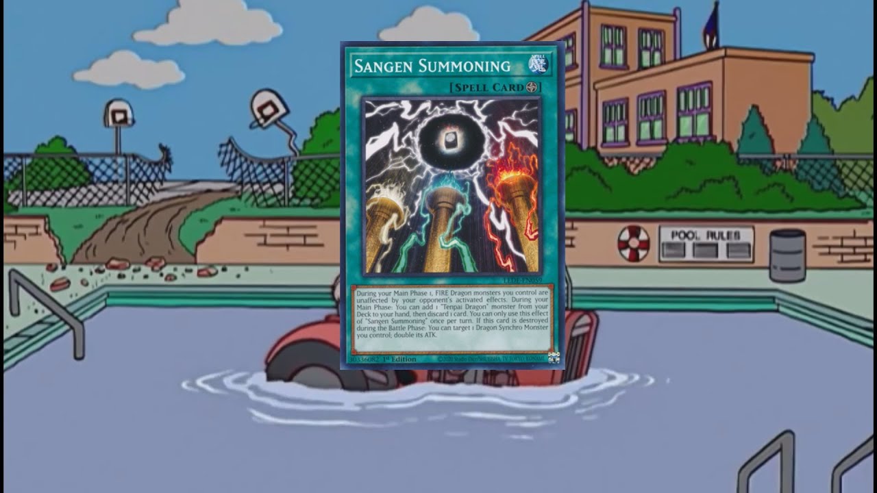 Yugioh meme:how Sangen Summoning was limited - YouTube