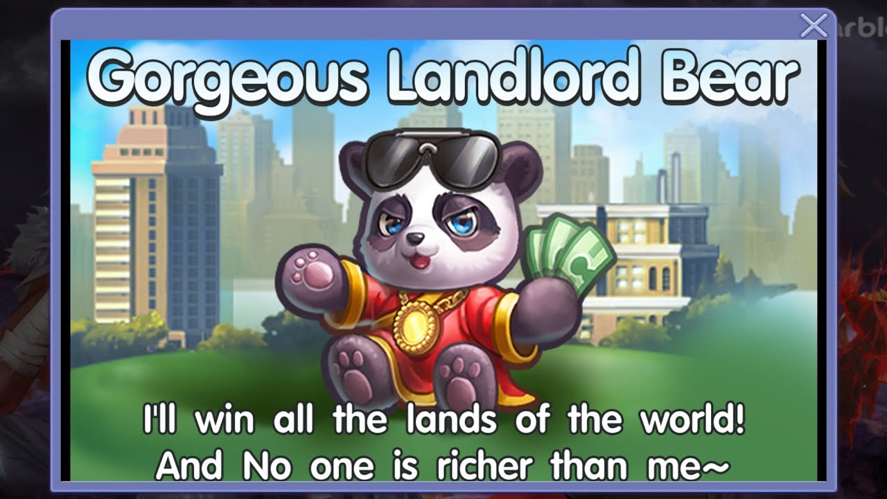 Line let's get rich S+ pendent "Gorgeous Landlord Bear" testplay - YouTube
