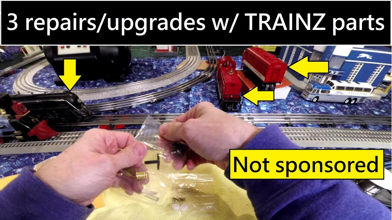 My first Lionel parts order through Trainz.com - good stuff - YouTube